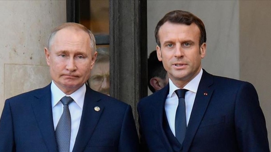 Разсекретиха разговор между Макрон и Путин Skandal Bg